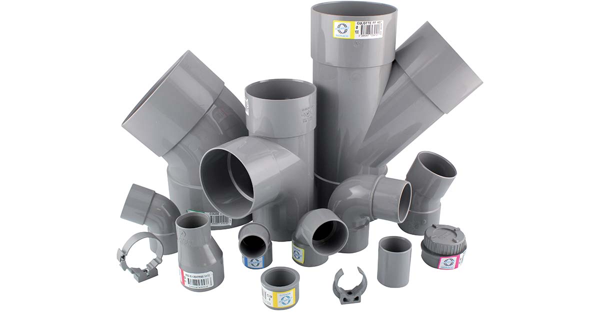 Raccords PVC évacuation sanitaire - FITT Building & Pool Solutions votre expert depuis 1980
